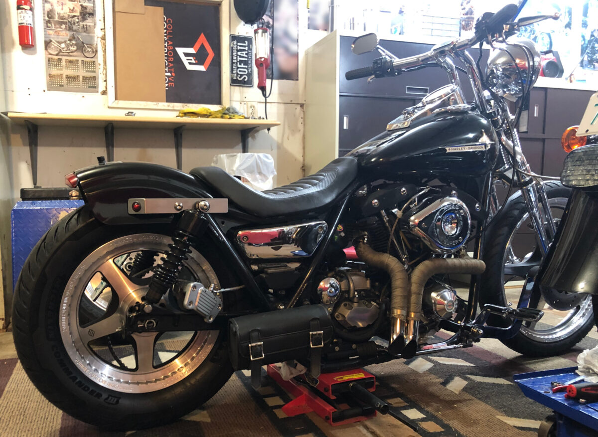 Customizing an 82 FXR Shovelhead – Summit Custom Machining Ltd